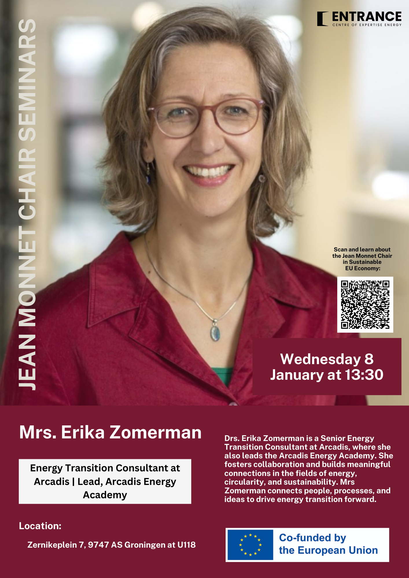 Jean Monnet Chair Seminar Welcomes Drs. Erika Zomerman to Kick Off 2025 ...